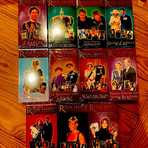 Media | Royal Family Collection 12 Wrapped Vhs New | Poshmark